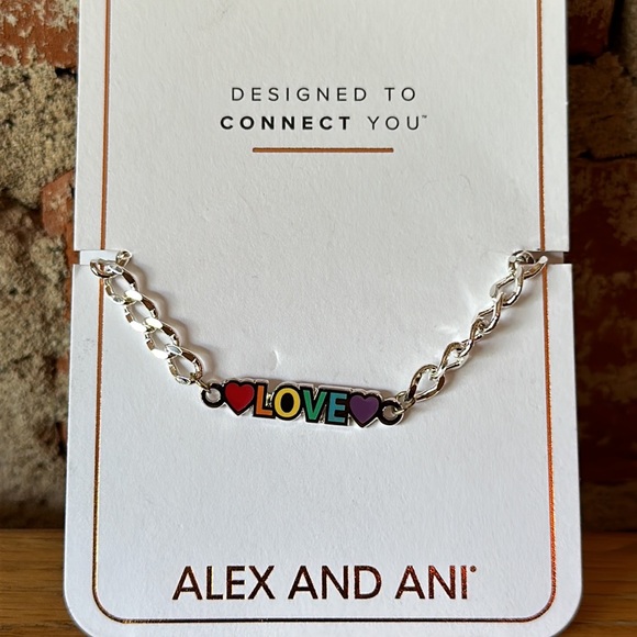 Alex and Ani | Jewelry | Nwt Alex And Ani Color Infusion Love Stretch ...